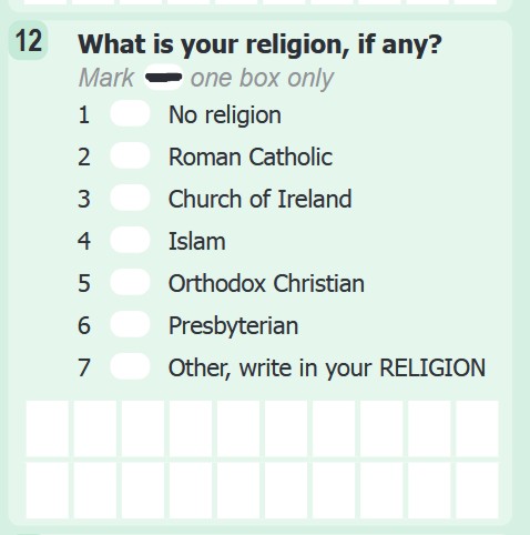 Census 2022: if you are not religious, mark “No Religion” | Mid-west ...
